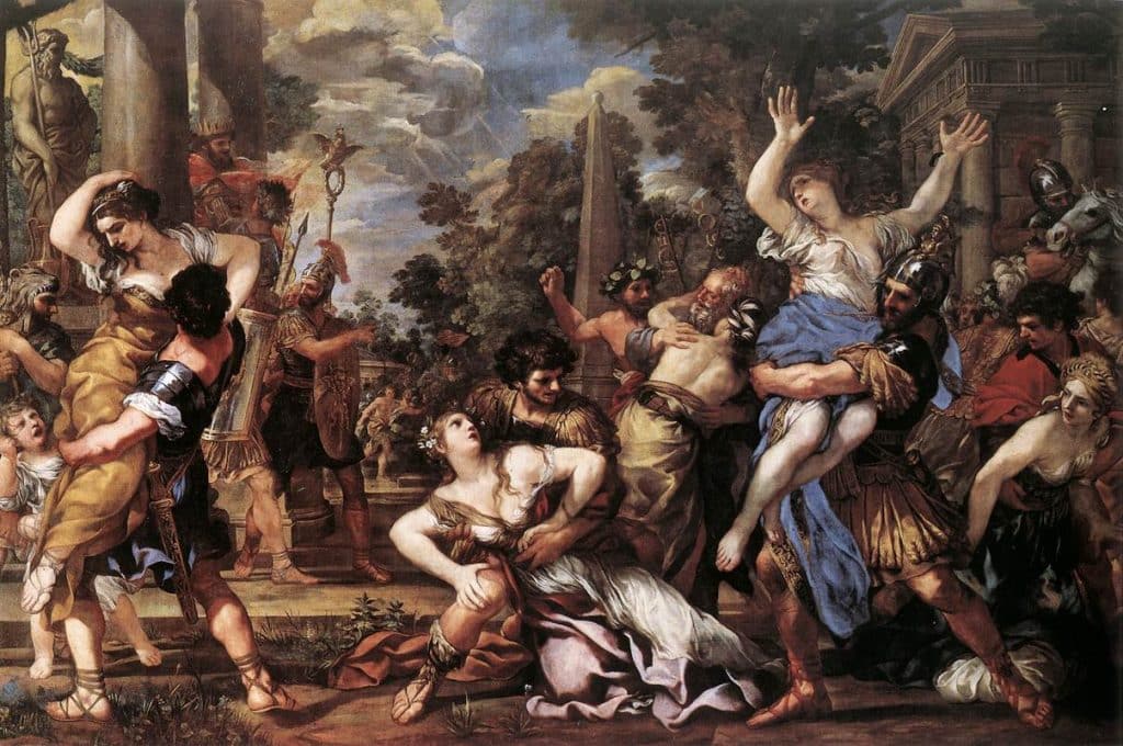 The Rape of the Sabine Women - The Romans With Zudor
